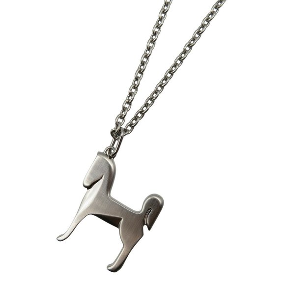 Hermes | Jewelry | Hermes Panache Horse Metal Silver Necklace 455hermes ...